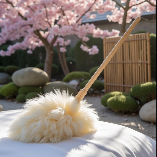 Bedding duster in a Japanese garden, Free Images, Illustrations, Photo ...
